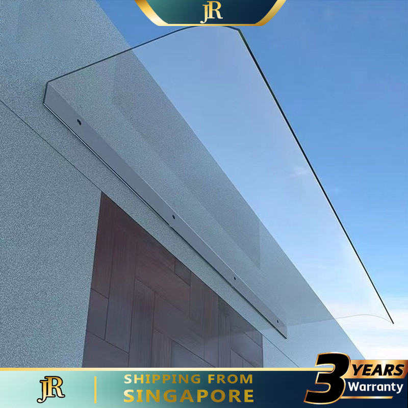 JR Invisible Awning Without Bracket Transparency Organic Canopy Balcony ...