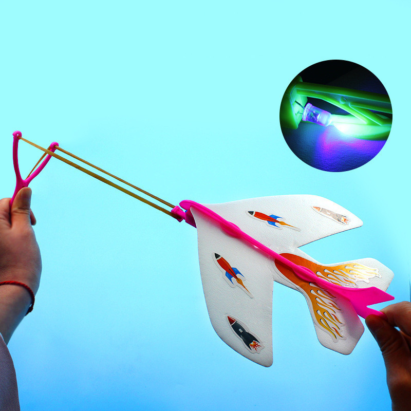 1Pc Catapult Plane Hand Launch Throwing Airplane Inertial Foam Glider ...