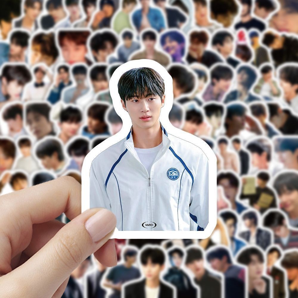 New 100 pieces Byeon Woo Seok stickers idol collectibles DIY journal ...
