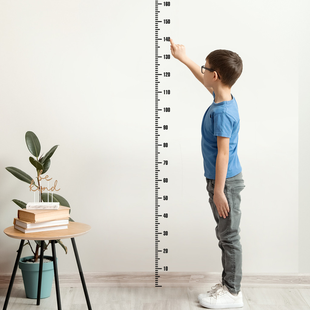 Simple Height Wall Stickers Measure The Height of Children with Height ...