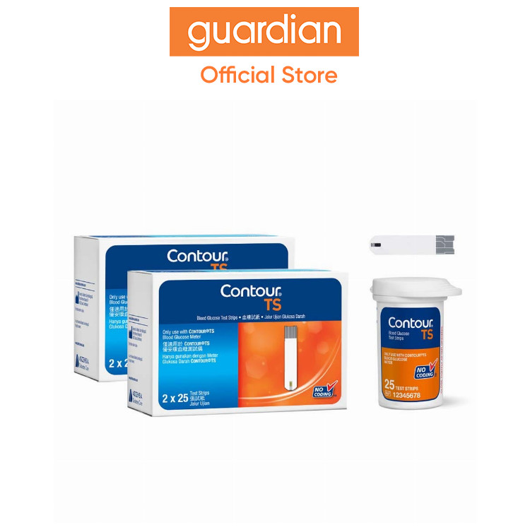 Contour Ts Blood Glucose Test Strips 100s | Shopee Singapore