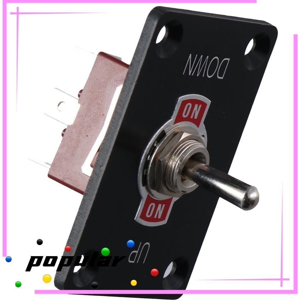 POPULAR Marine Boat Toggle Switch, On//ON 3-pin DC12V Momentary Button ...