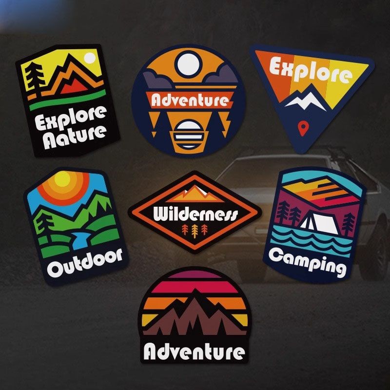 现货 Off-road camping outdoor modified car stickers storage box ...