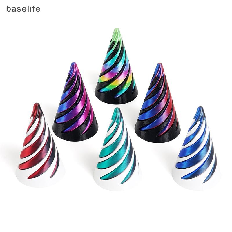 [baselife] 3D Printed Spiral Cone Toy Impossible Pyramid Passthrough ...