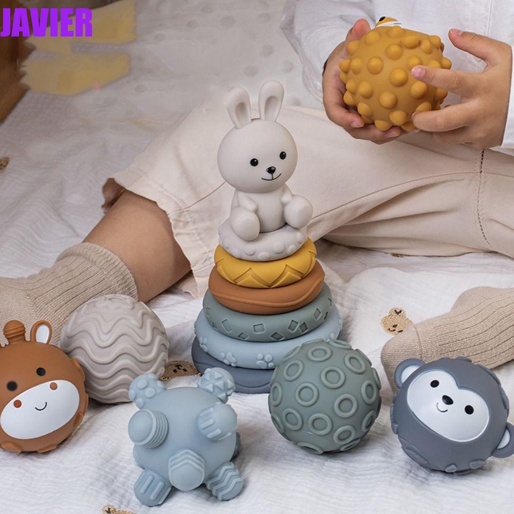 JAVIER Toddler Textured Multi-Sensory Toys, Animal Shapes Small Sensory ...