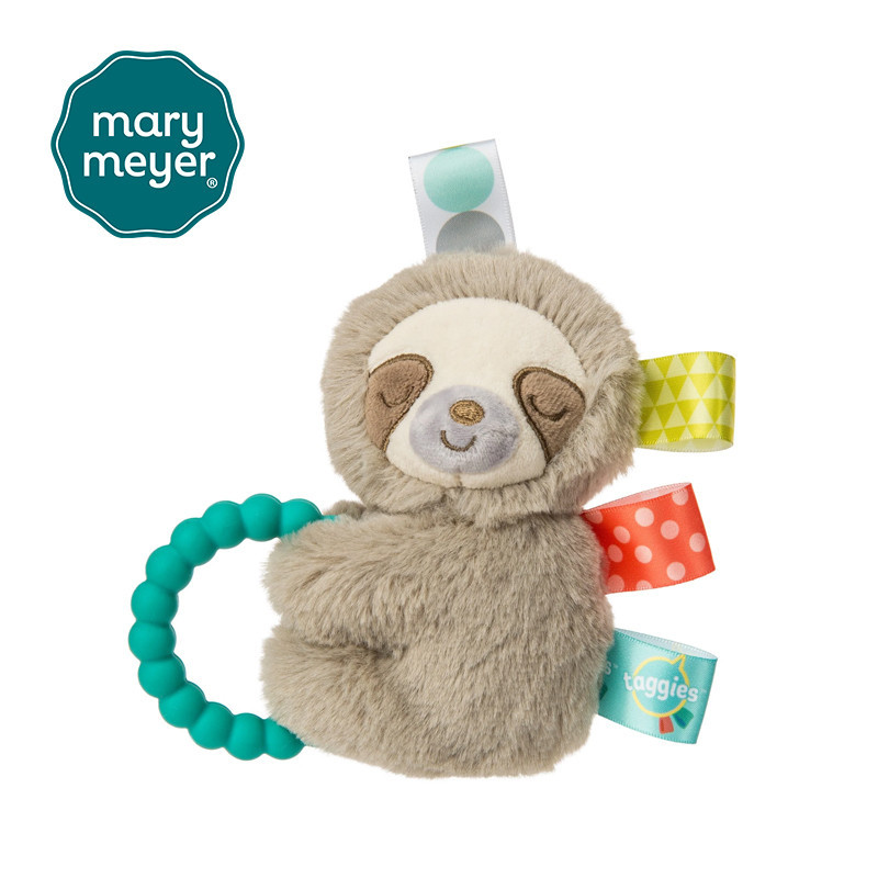 Mary Meyer MM40240 Taggies Molasses Sloth Rattle 5" Suitable For Age 12 ...