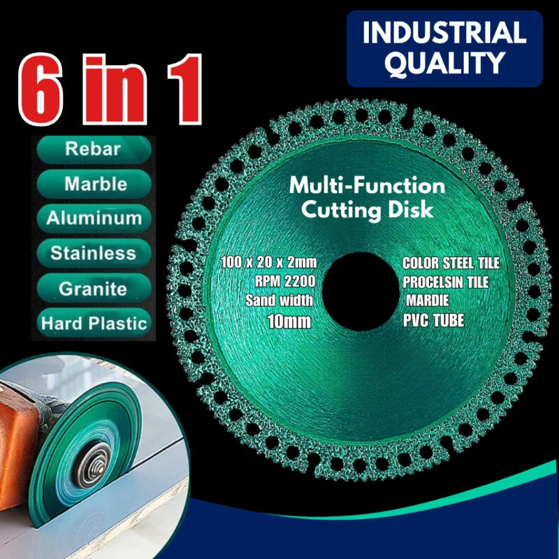 3pcs 6 In 1 Multifunction Diamond Cutting Disc Composite ...