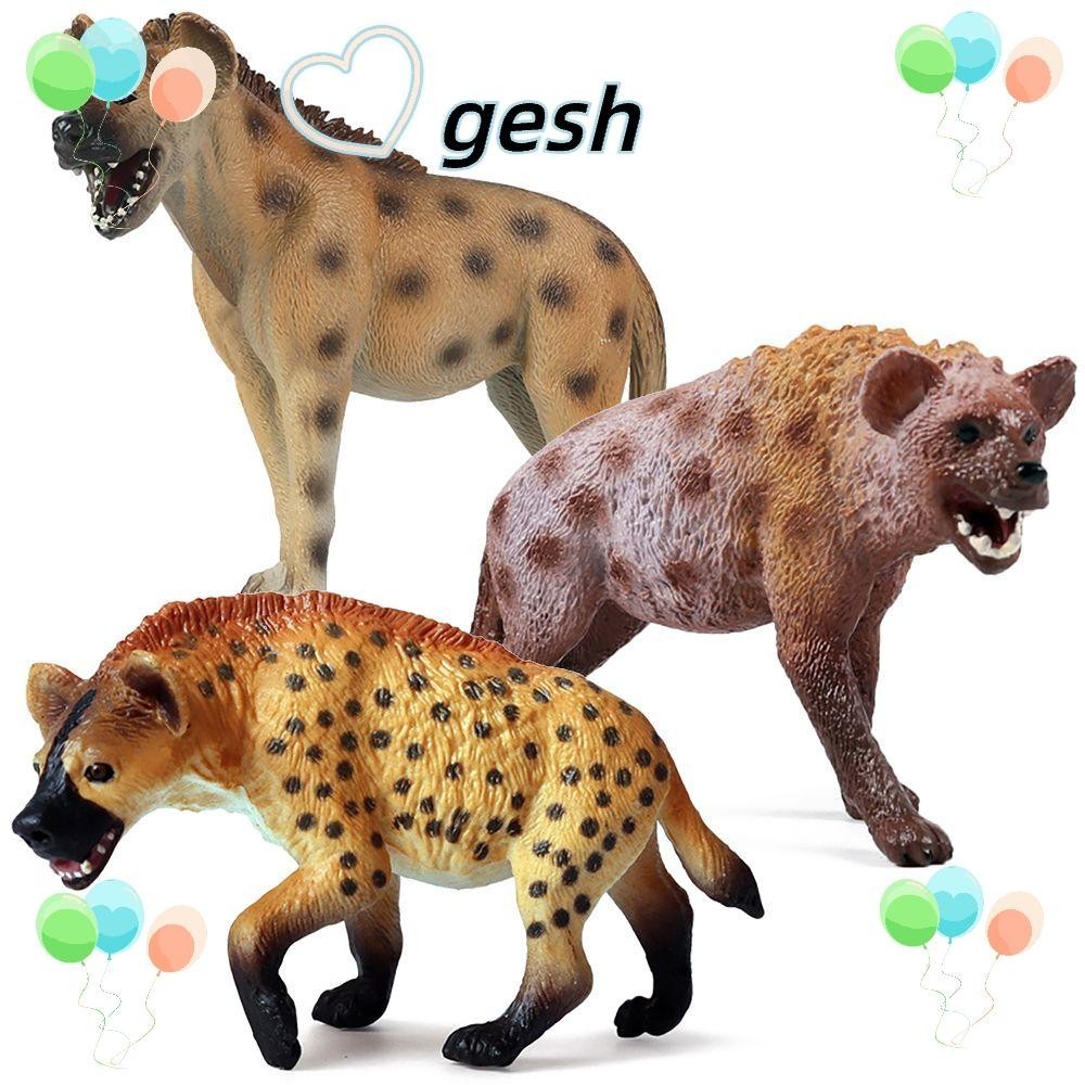 GESH1 Spotted Hyena Model Zoo Scene Early Learning Educational Toy ...