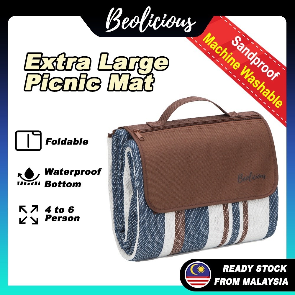 Extra Large Picnic & Camping Mat Washable Tikar Waterproof Sandproof ...