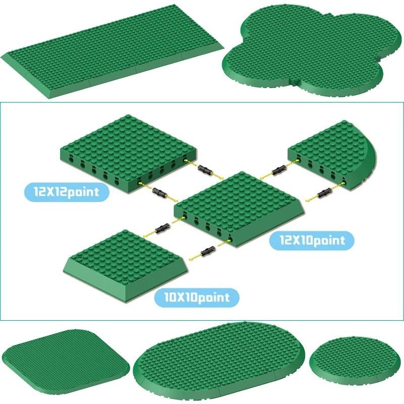 1 PC MOC Creative Classic Base Plates Blocks Small Size DIY Bricks ...