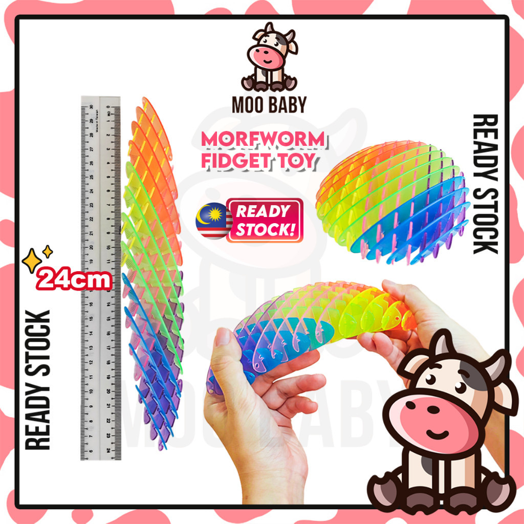 Moo Baby Morfworm Fidget Toy Figet Toy Worm Fidget Toy Fidget Toys Anti ...