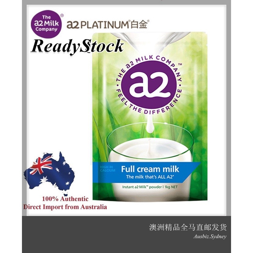 New Zealand Import A2 Full Cream Milk Powder 1kg ( Made in New Zealand ...