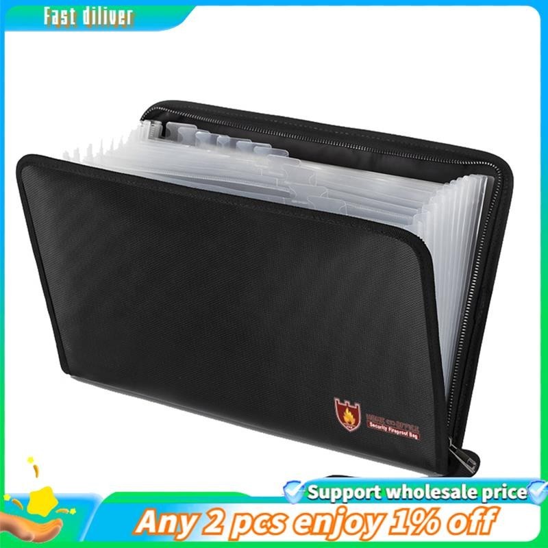 In stock-1 Piece Fireproof Expanding File Folder Fireproof File Folder ...