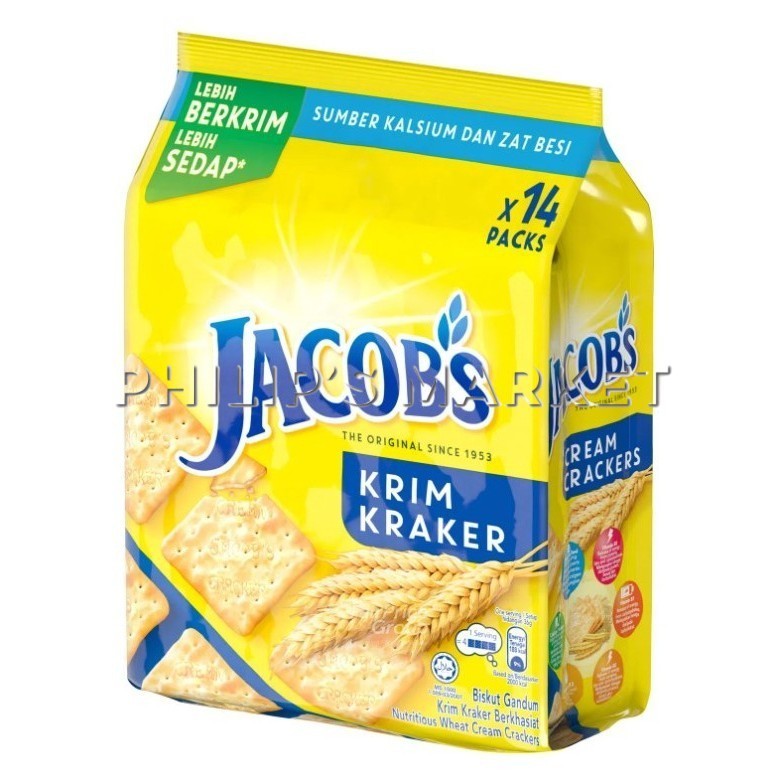 (Bundle of 2) Jacob's Cream Cracker Multipack Original (14 x 36g ...
