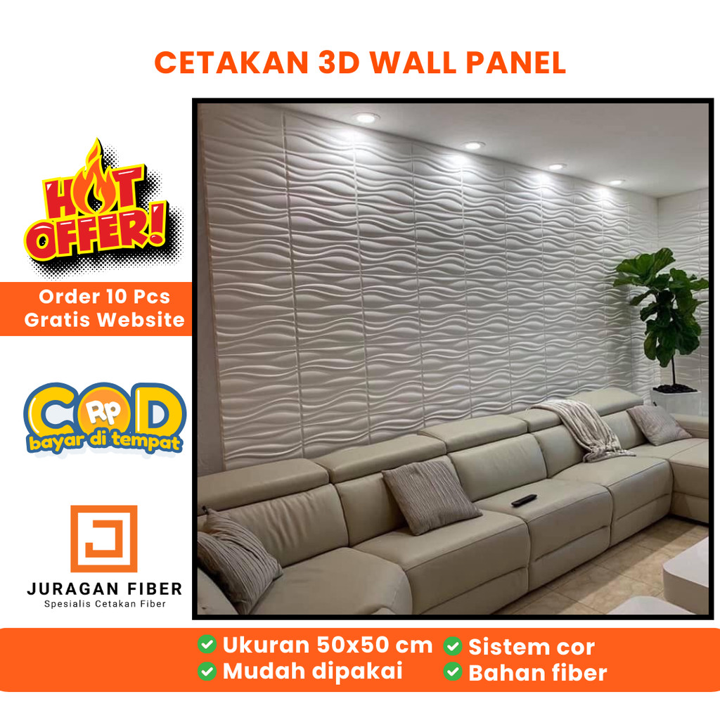 3d wall panel molds with wave motifs / wall panel moldings / fiber ...