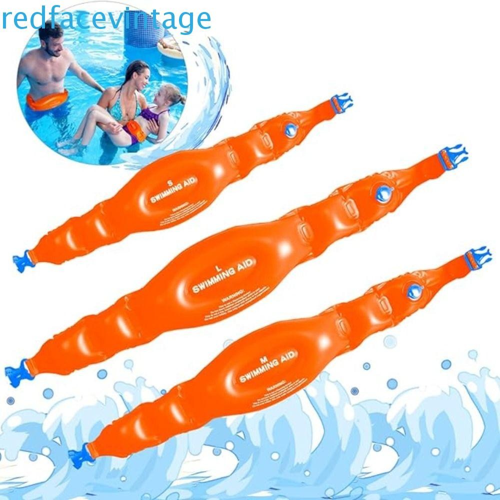 REDFACEVINTAGE Inflatable Swim Belts, Pool Float Swim Equipment ...