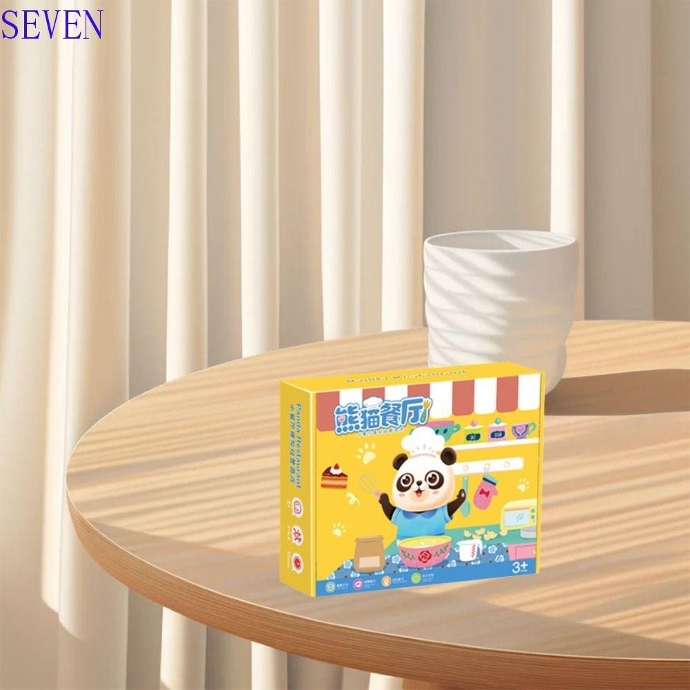 SEVEN Panda Restaurant Table Game, Montessori Mathematics Simulation ...