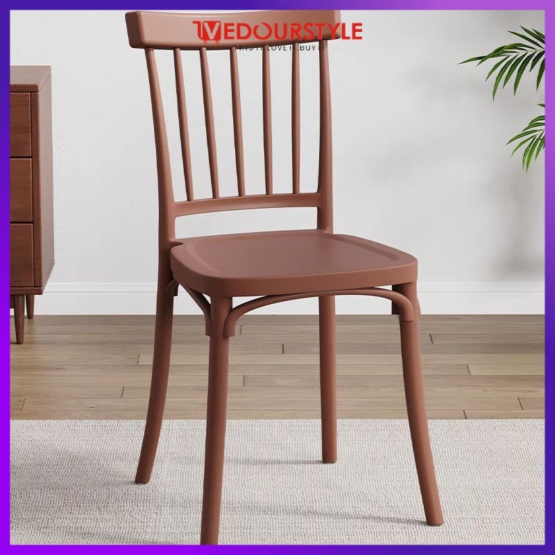 Vedourstyle Chiavari Cross back PP Plastic Chair Dining Horn Chair Cafe ...
