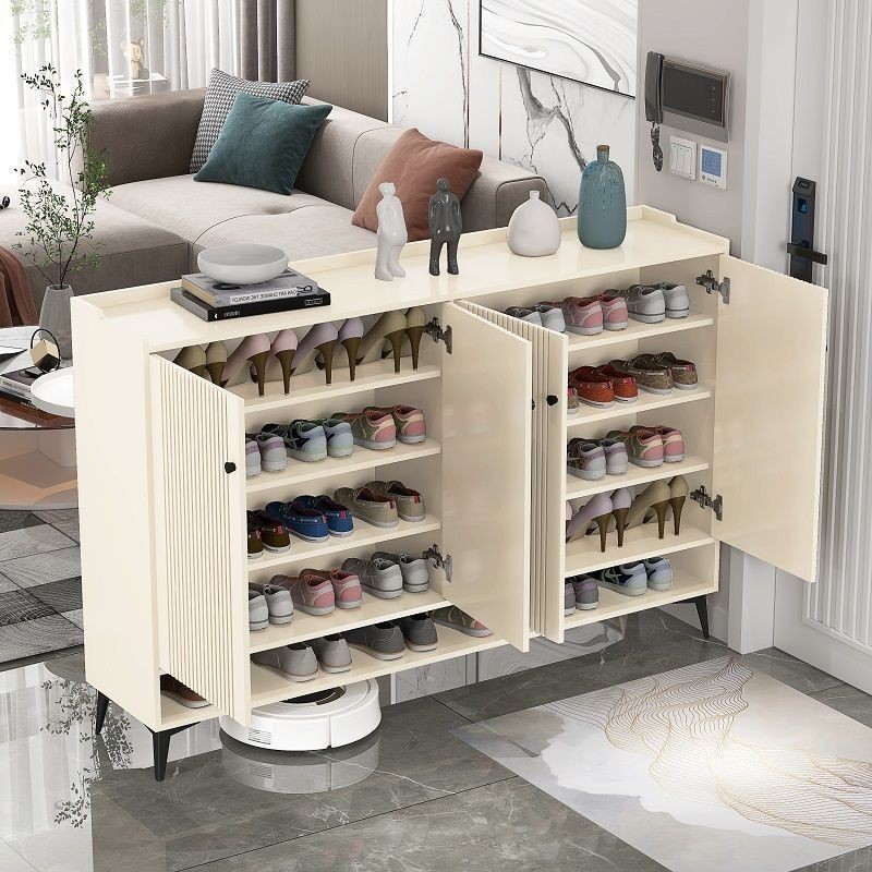 YOOK Shoe Cabinet New Living Room Removable Laminate Shoe Rack Simple ...