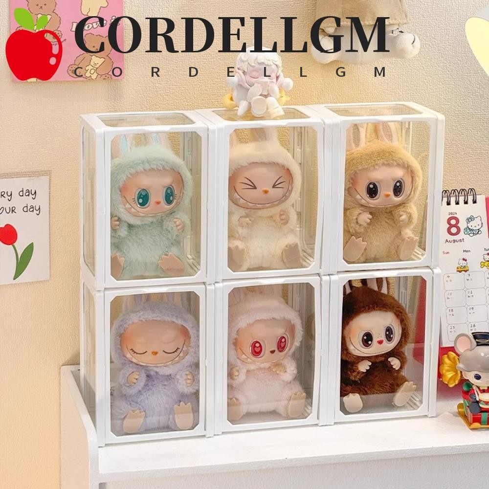 CORDELLGM Labubu Figures Doll Display Box, Jewelry Ornaments Display ...