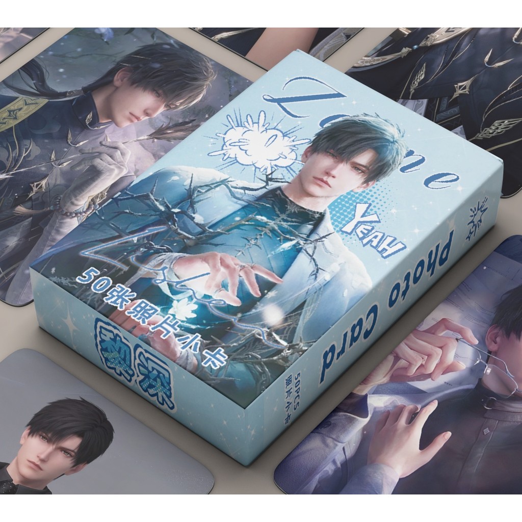 50-55pcs Manga Manhwa Love And Deep Space Laser Holographic Lomo Cards ...