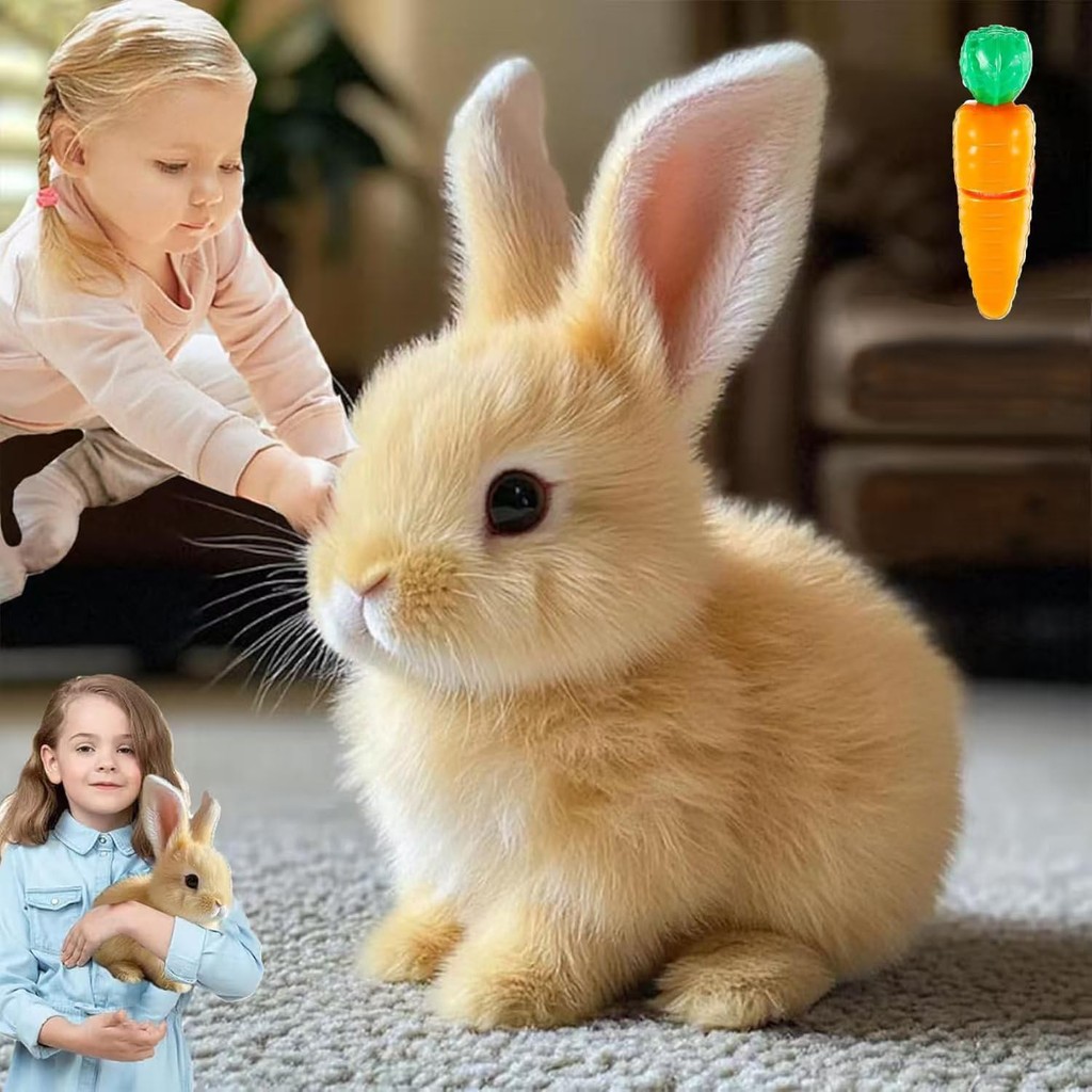 Bunny - Easter My Realistic Bunny Toy, Interactive Bunny Realistic ...