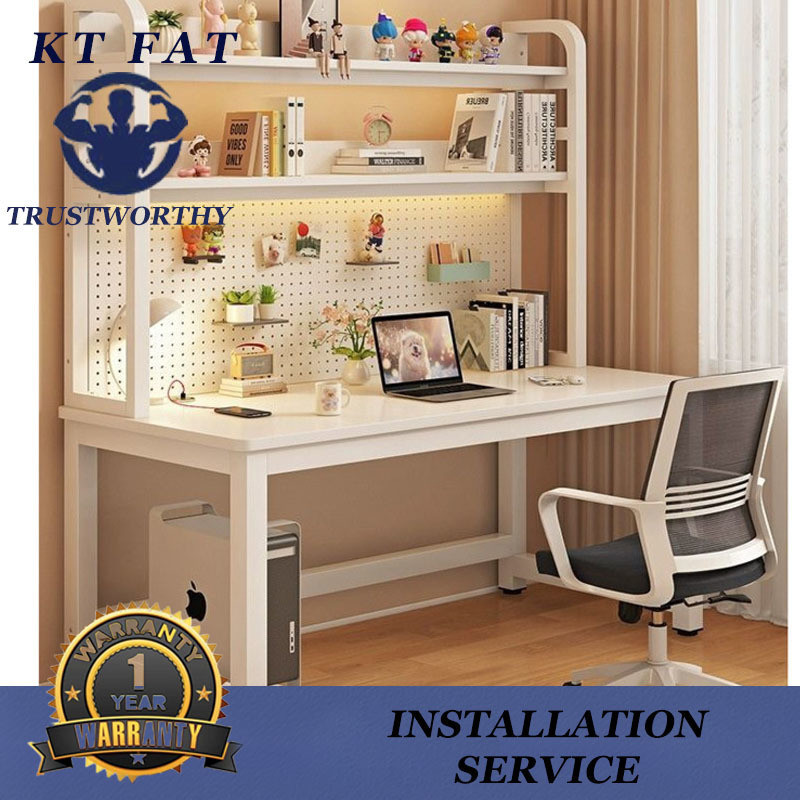 KT FAT Study Table With Bookshelf Storage Rack Writing Comprehensive ...