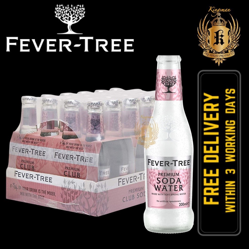 Fever-Tree Premium Soda Water 24 x 200ml (BBD : Jul 2024) | Shopee ...