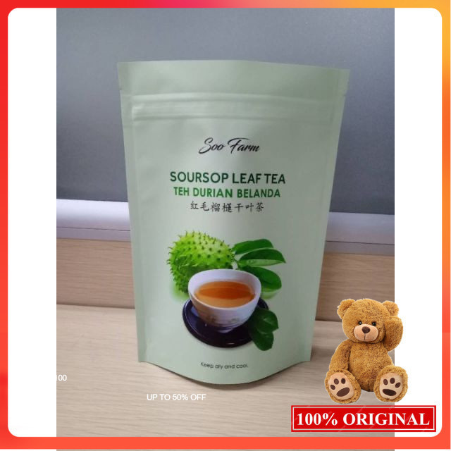 NEW soo farm 红毛榴莲叶茶包 soursop leaf tea 30's (Exp 07/2026) | Shopee Singapore