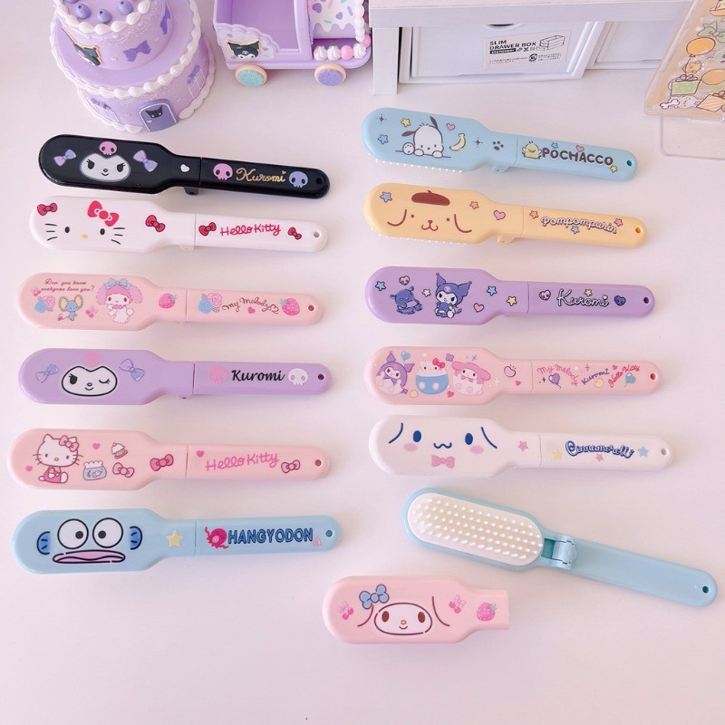Sanrio Anime Kawaii Massage Airbag Comb Cinnamoroll My Melody Kuromi ...