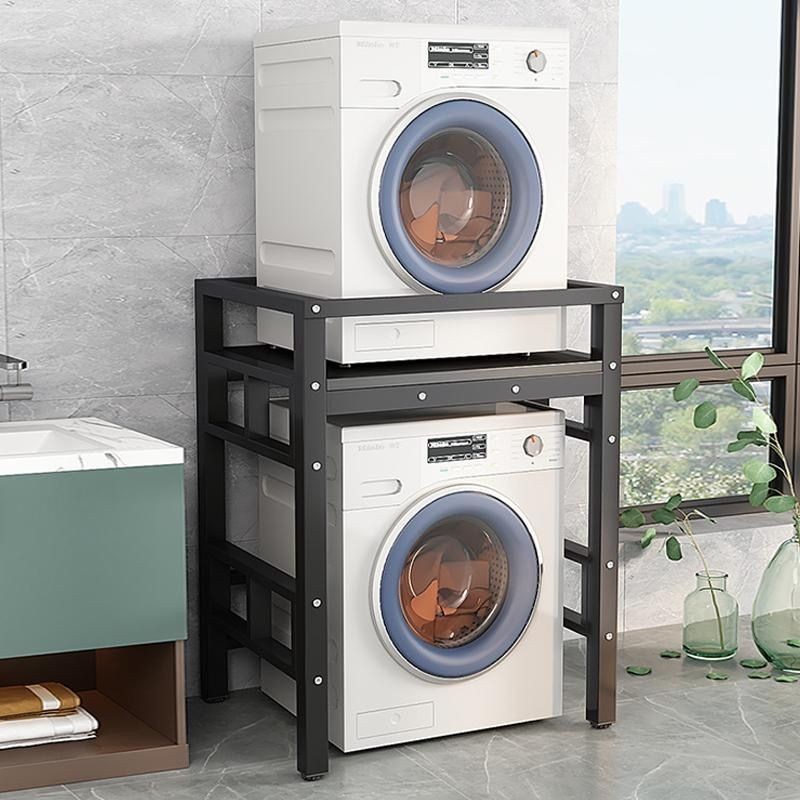 HY-6/Dryer Washing Machine Rack Floor Home Balcony Double Flap Storage ...