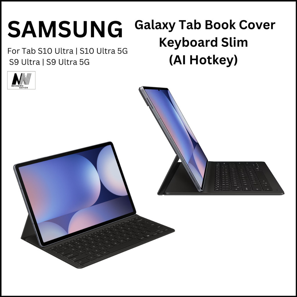 Samsung Galaxy Tab S10 Ultra / S9 Ultra WIFI / 5G Book Cover Keyboard ...