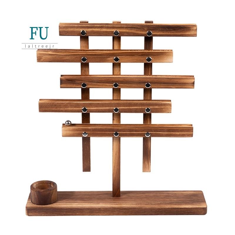 Wood Balancing Strategy Puzzle Marbles Family Board Game Learning ...