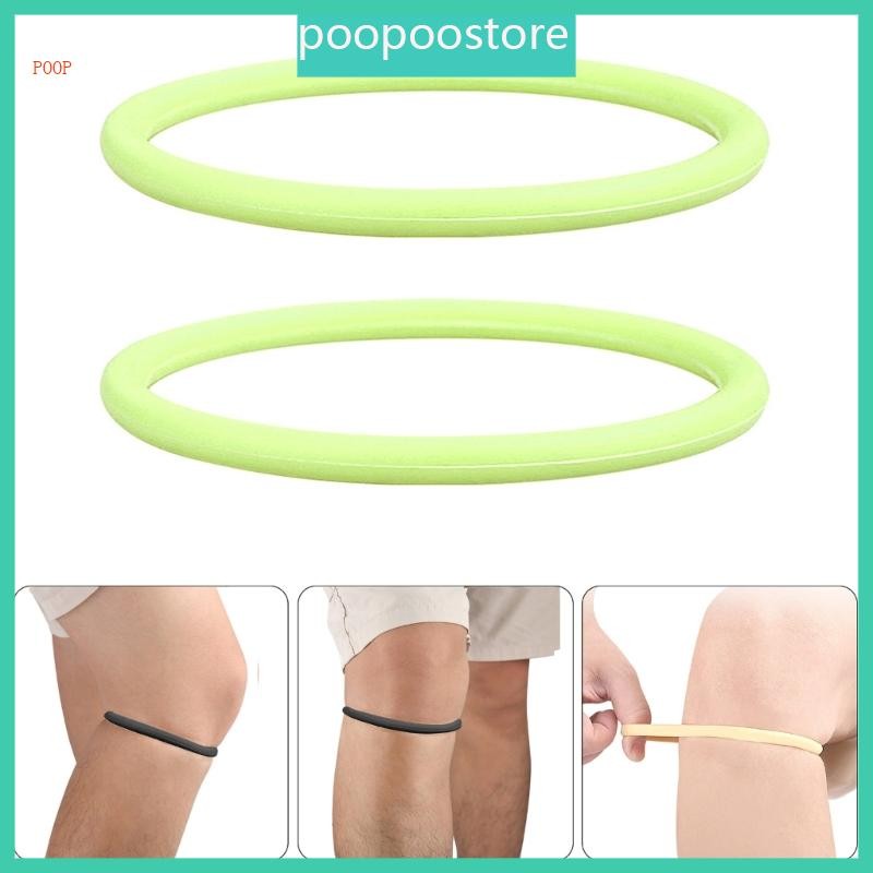 POOP 1 Pair Patella Tendon Knee Strap Knee Strips Silicone Patella Band ...