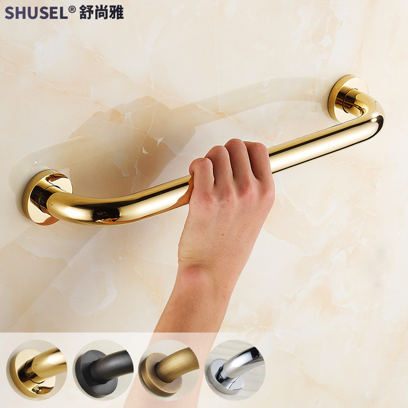 Accessible Bathroom Safety Grab Bar Gold Bathtub Toilet Anti-Slip ...