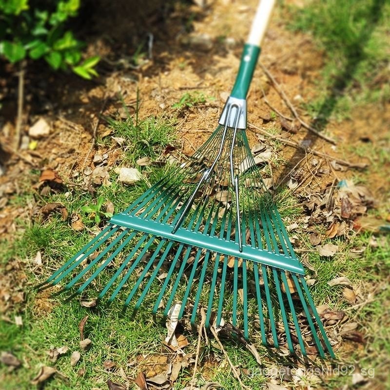 Grass Rake Leaf Rake Tree Leaves Rake Sweeping Tool Rake Soft Teeth ...