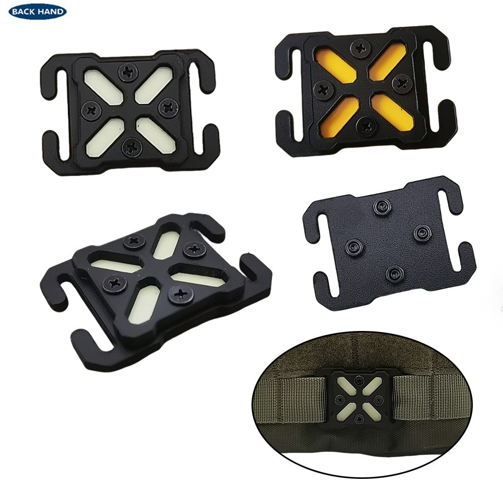 [Custom Velcro patch] HK MOLLE webbing buckle reflective warning strip ...