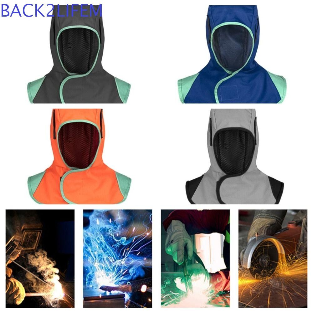 BACK2LIFEM Welding Hood, Flame Retardant Weld Safety Cover Welding ...