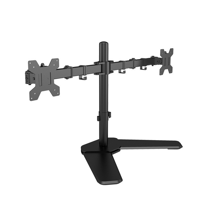 LCD Monitor Stand Arm Dual Screen Rotating Height Adjustable Computer ...