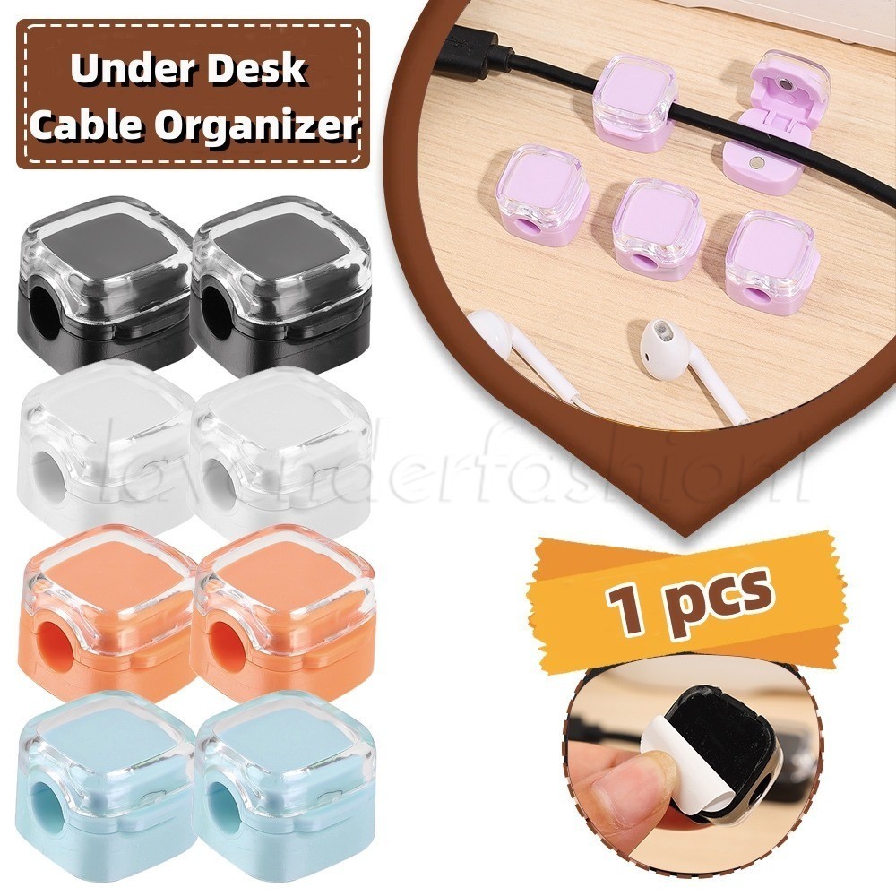 Colorful Magnetic Cable Clips - Portable, Self-adhesive, Multi Colored ...