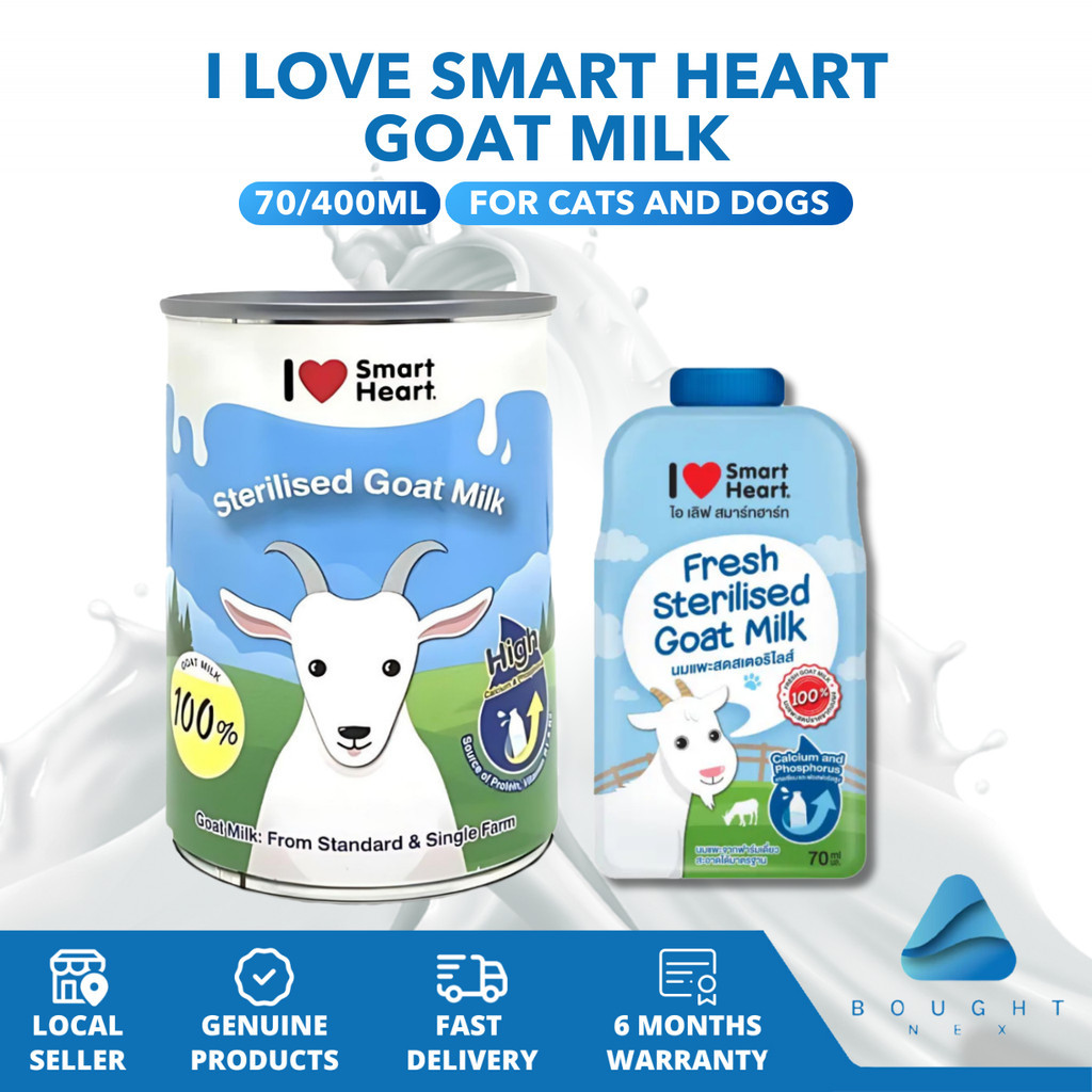 SmartHeart Fresh Sterilized Goat Milk for Cats & Dogs Healthy ...