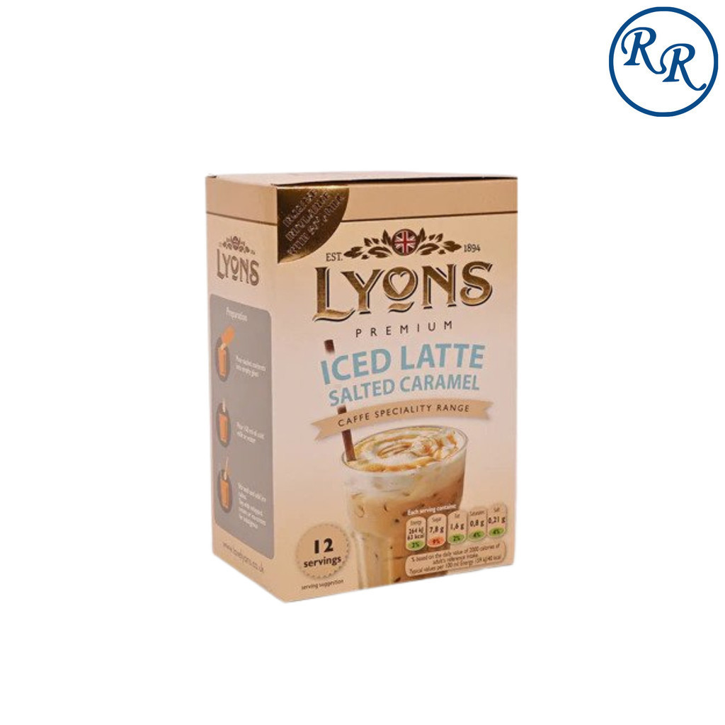 LYONS PREMIUM ICED LATTE SALTED CARAMEL (12 X 15GM) 180GM | Shopee ...