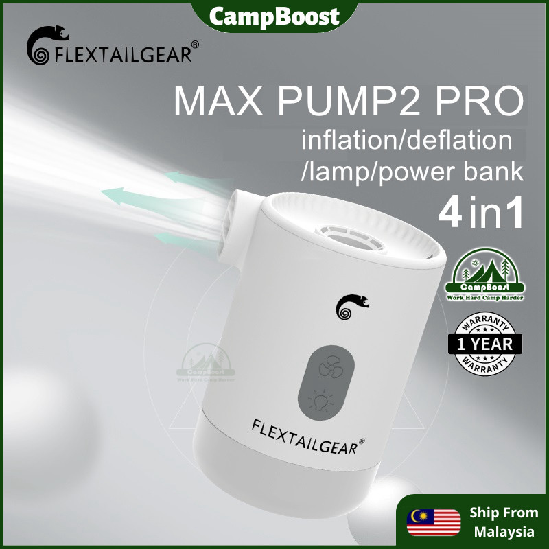 CampBoost FLEXTAIL Max Pump 2 Pro Camping Air pump Air Bed Pump ...