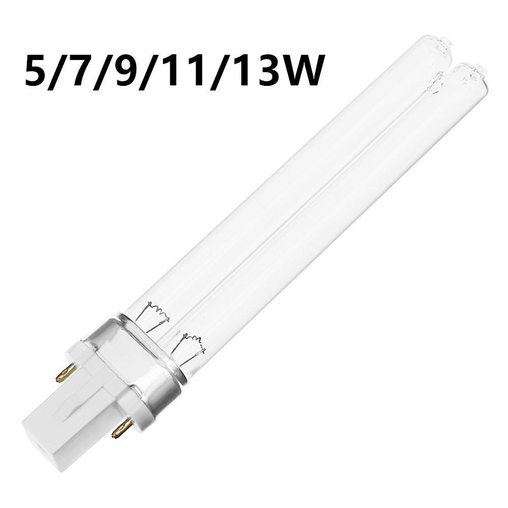 Quartz UV Lamp 5W 7W 9W 11W 13W G23/2G7 Tube Bulb UVC H-Shape Air ...