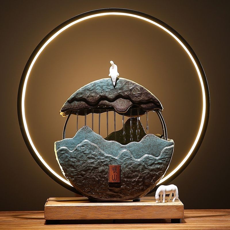 Chinese Style Running Water Fountain Decoration Living Room Office ...