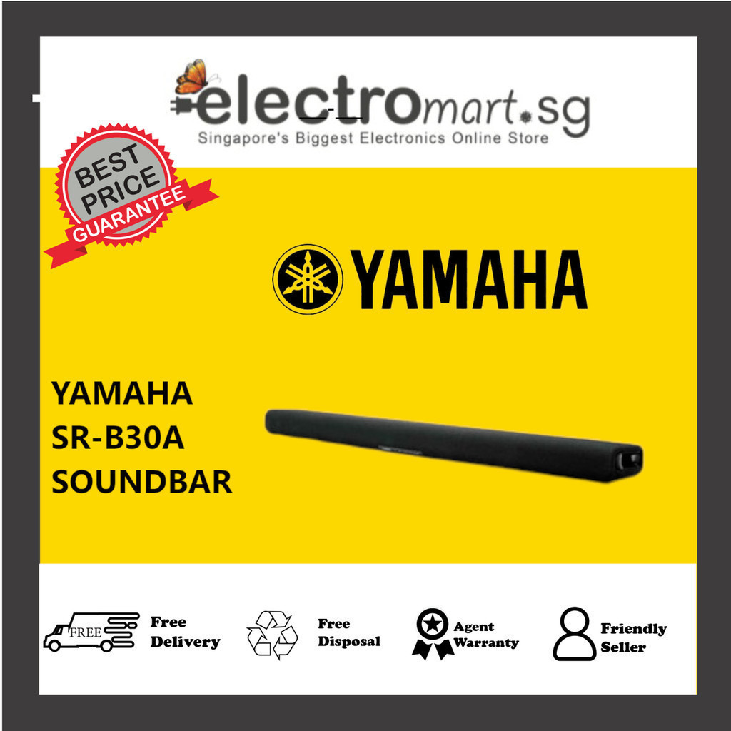 YAMAHA SR-B30A BL 2.0CH YAMAHA SOUND BAR | Shopee Singapore