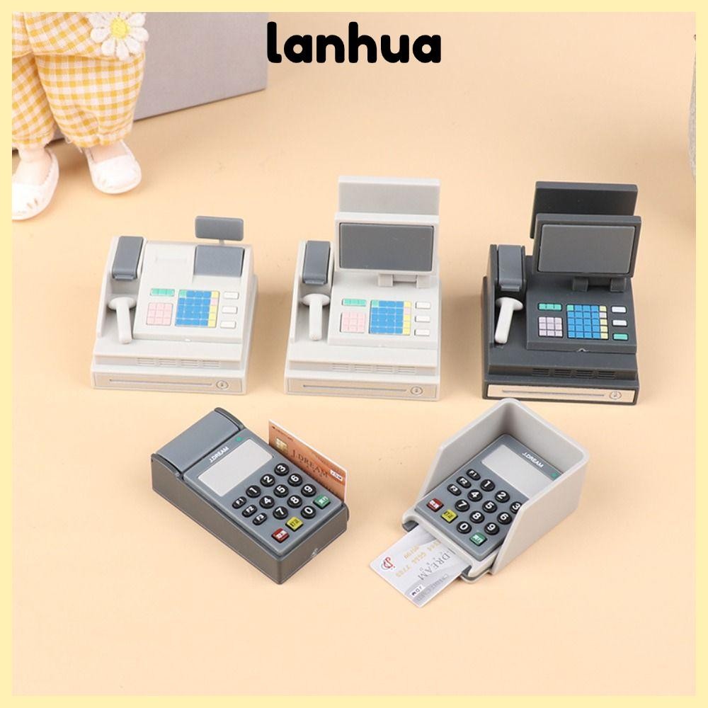 LANHUA Dollhouse POS|1:6/1:12 Scale DIY Miniature Cash Register, Toy ...