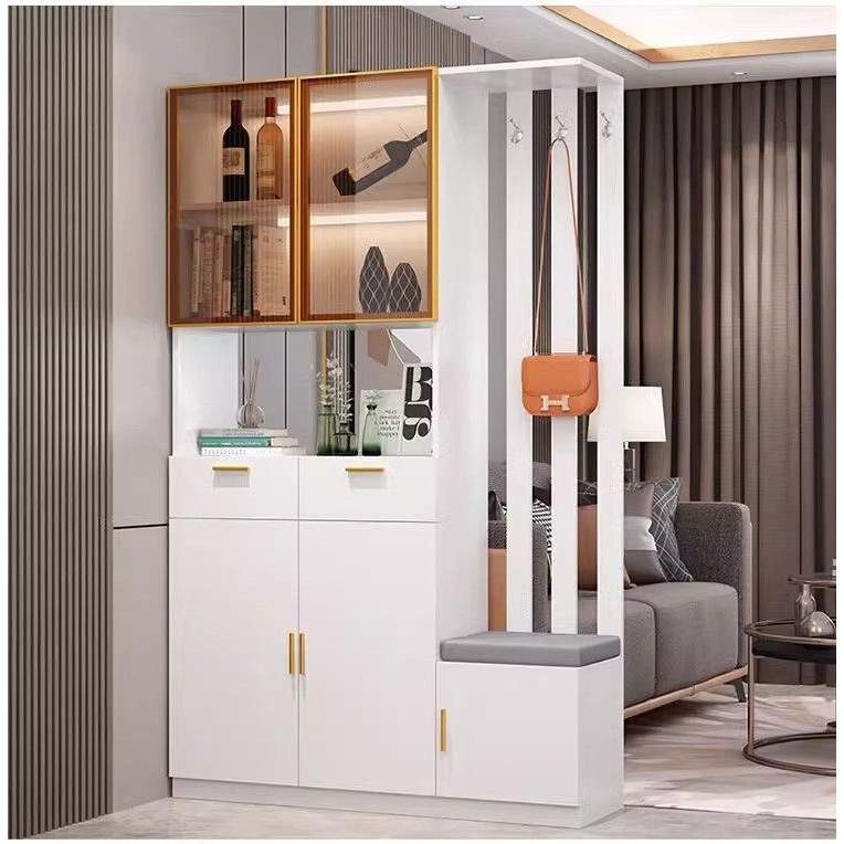 [ SG ] ⚡ Entryway Shoe Cabinet, Entryway Cabinet, Integrated Seating ...