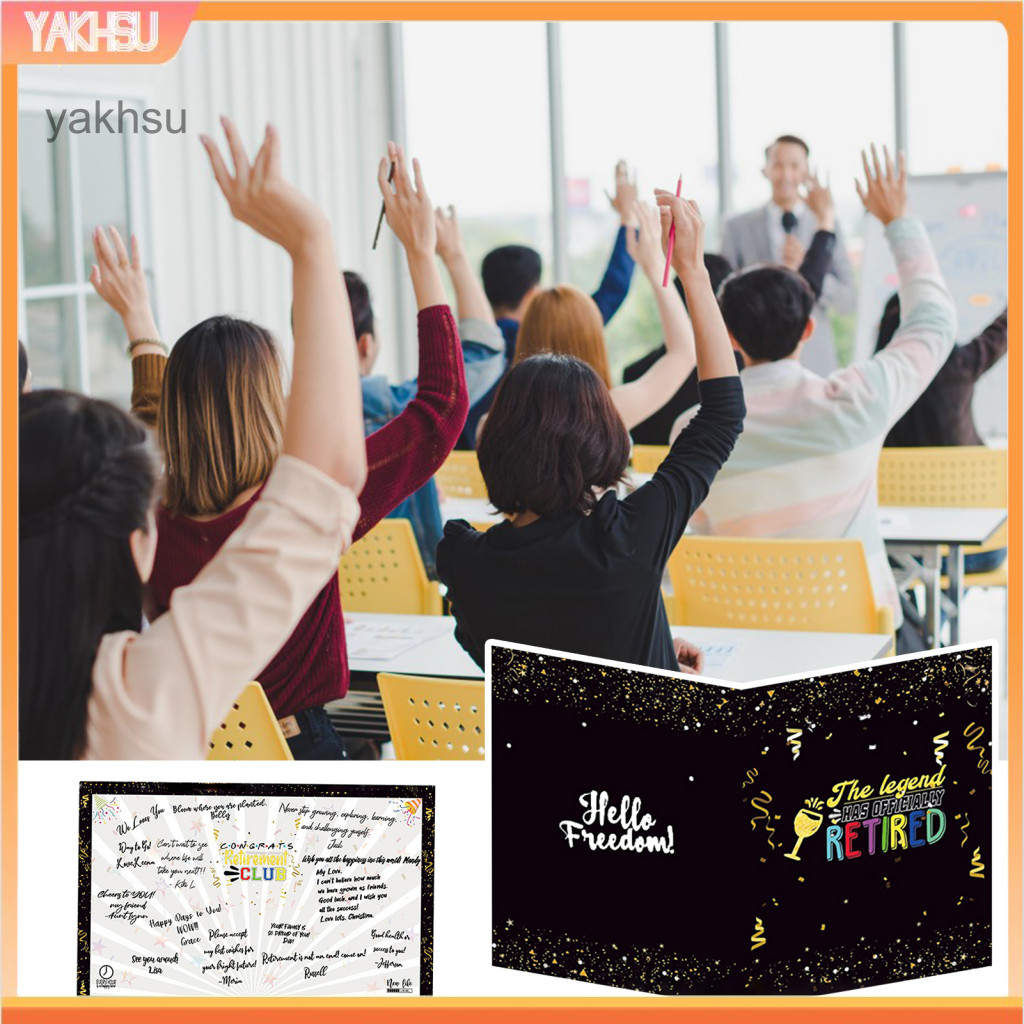 yakhsu| Coworker Farewell Gift Thick Farewell Card Foldable Farewell ...