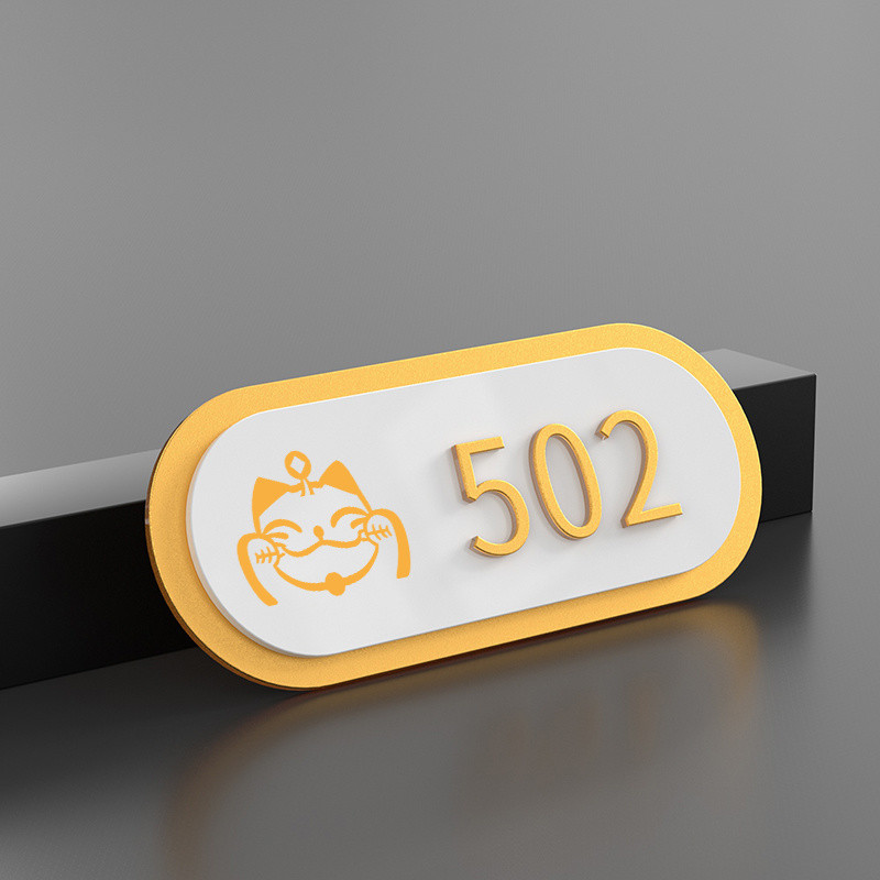 Customized Unit Number house number number plate Customised Unit Sign ...